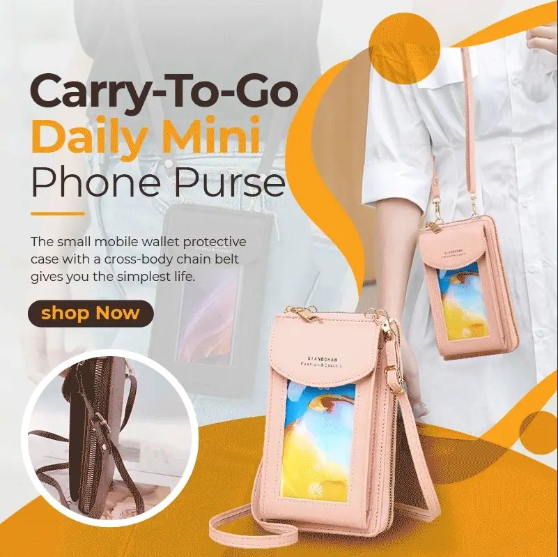 Carry-To-Go Daily Mini Phone Purse – luckyeo