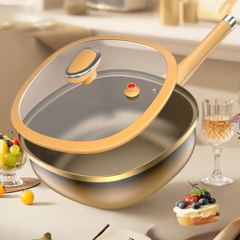 12in Titanium Alloy Non-Stick Pot with Lid – luckyeo